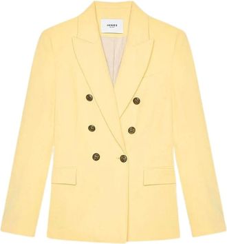 Janice Femme, Vestes, Jaune, Taille: 40 FR Connor Blazer