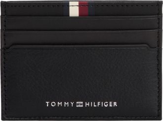 Tommy Hilfiger Herren Th Prem Lea Cc Holder Am0am13338bds001 Kartenhalter, Black (Black)