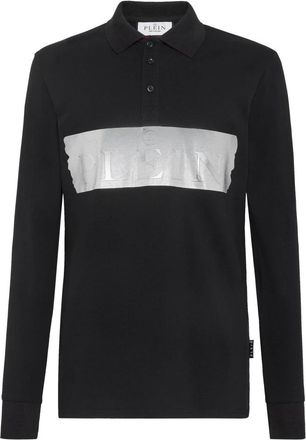 Philipp Plein Homme, Tops, Noir, Taille: S Polo LS