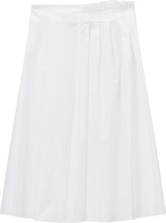 Msgm Msgm, Femme, Jupes, Blanc, Taille: 38 FR Jupe Midi