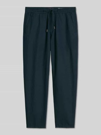 Marc O'Polo Relaxed Fit Hose aus Baumwolle-Leinen-Mix mit Tunnelzug Modell BELSBO