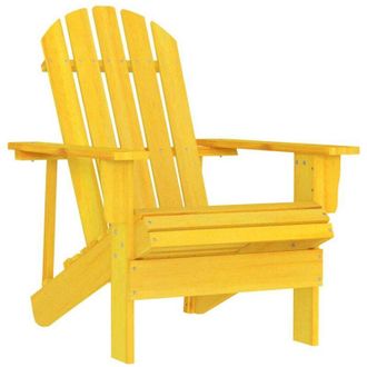 vidaXL Adirondack-Gartenstuhl Massivholz Tanne Gelb - Vidaxl
