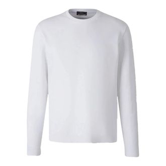 Herno Homme, Pulls, Blanc, Taille: M T-shirt en piqu&eacute; de coton double &eacute;paisseur