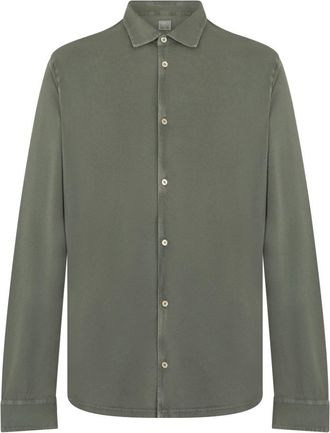 Fedeli Homme, Chemises, Vert, Taille: 4XL Chemise &agrave; manches longues