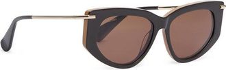 Max Mara Sonnenbrillen MM0100 50E Braun