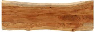 vidaXL vidaXL Dessus de table 110x40x3,8 cm rectangulaire bois massif acacia
