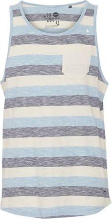 Solid SDWhicco Homme Tanktop T-Shirt musclé avec col Rond Poche Poitrine 100% Coton Regular Fit, Taille:XL, Couleur:Azure Blue (2203)