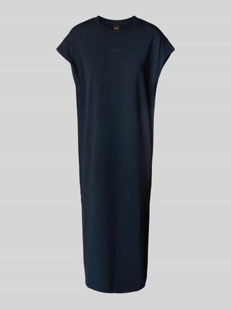 Boss Orange by Hugo Boss T-Shirt-Kleid mit Label-Stitching Modell Edress