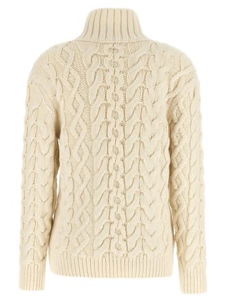Stella McCartney Bobble-Knit Virgin Wool Sweater - cream