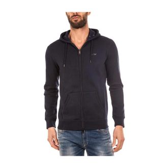 Armani Jeans Kapuzenpullover - - Sweatshirts & Hoodies - Herren - Blau - 2XL