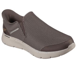 Skechers Herren Hands Free Slip-Ins Go Walk Flex-Ojai Sneaker, Khaki, 42.5 EU