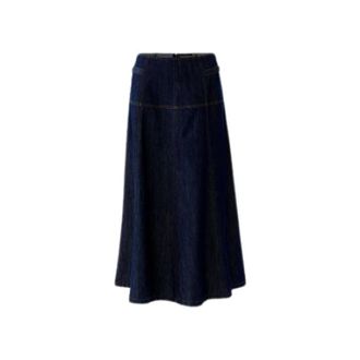 Oui Denim Skirt - - Skirts - Damen - Blau - L