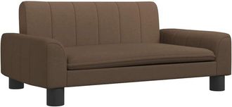 vidaXL Canap&eacute; pour enfants marron 70x45x30 cm tissu - Vidaxl