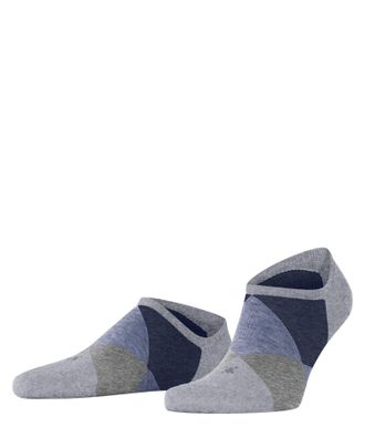 Burlington Herren Sneakersocken Clyde M Sn Baumwolle kurz gemustert 1 Paar, Grau Arctic Melange 3221, 40-46