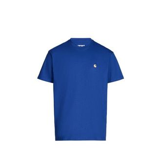 Carhartt Work in Progress Kurzärmliges Baumwoll-T-Shirt in Blau