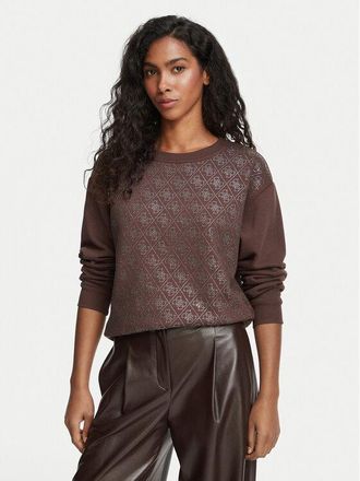 Guess Sweatshirt W6BQ14 K6060 Braun Reglan Fit
