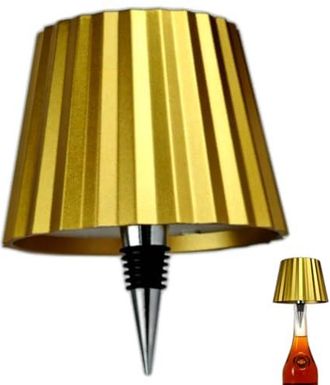 Generic Brabola Kit de lampe pour bouteilles dalcool, lampe de bouteille de vin sans fil avec abat-jour LED 3 couleurs &agrave; intensit&eacute; variable pour bar, restaura