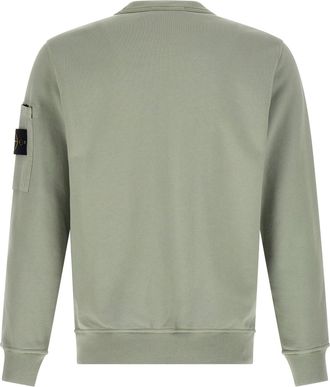 Stone Island Mens Bicolor Cotton Sweatshirt Clothing