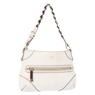 Gucci Pre-owned Vintage Schultertasche - - Pre-owned - Damen - Wei&szlig; - ONE SIZE