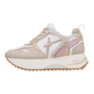 W6YZ W6Yz - Baskets en daim et tissu technique Anny 2 W. - Femme - Chaussures - Beige - Taille: 37 EU