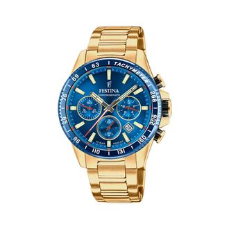 Festina unisex, Accessoires, Bleu, Taille: ONE Size Timeless Chronograph