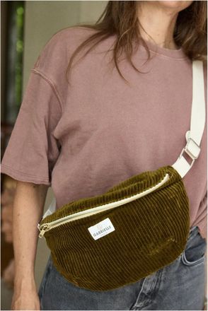 Gabrielle Paris Banane en velours c&ocirc;tel&eacute; Gabrielle Paris