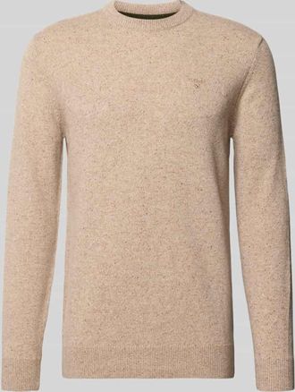 Barbour Pullover aus Woll-Seide-Mix mit Rundhalsausschnitt Modell TISBURY
