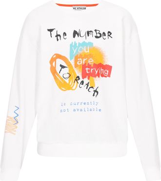 Mymo Sweatshirt M&auml;nner Wei&szlig;