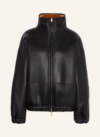 Sandro Sandro Lederblouson Zum Wenden schwarz