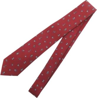 Louis Vuitton Pre-owned Cravat - Homme - Pre-owned - Rouge - Taille: ONE Size