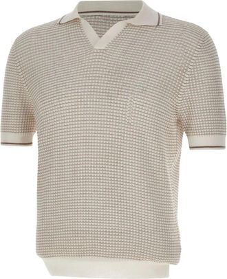 Gran Sasso Homme, Pulls, Blanc, Taille: XL Tennis M/M Polo