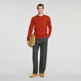 Sandro Kaschmirpullover mit Rundhals