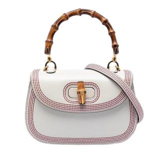 Gucci Pre-owned Bamboo Satchel - - Pre-owned - Damen - Wei&szlig; - ONE SIZE