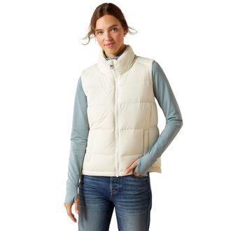 Ariat Womens UltraPuff Insulated Down Gilet in Star White, Size 2X-Large, by Ariat
