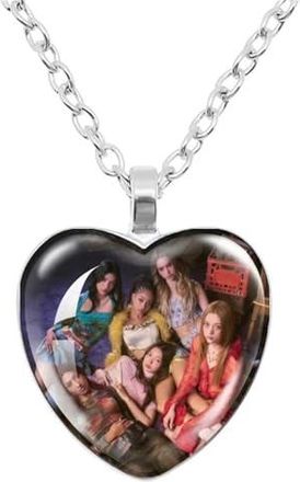 Generic Collier Katseye, produits d&eacute;riv&eacute;s Katseye, colliers en forme de coeur pour les fans du groupe f&eacute;minin A12