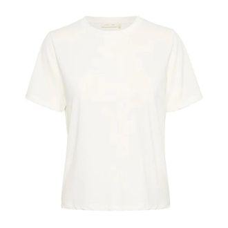 Inwear Klassisches V-Ausschnitt T-Shirt Whisper White - - Tops - Damen - Grau - 3XL