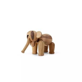 Kay Bojesen Elefant Reworked Jubil&auml;um Mini 9cm in der Farbe Mixed Wood