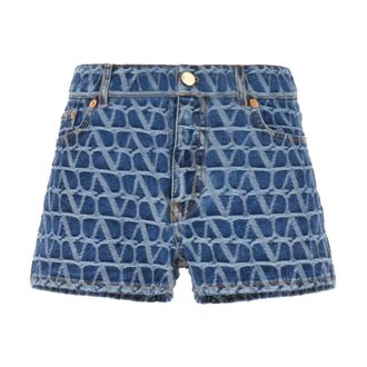 Valentino Garavani Femme, Shorts, Bleu, Taille: W25 Denim Shorts