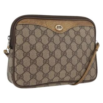 Gucci Sac bandouli&egrave;re GG Canvas Vintage Pre-owned - Femme - Pre-owned - Beige - Taille: ONE Size