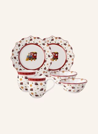 Villeroy & Boch Fr&uuml;hst&uuml;cks-Set F&uuml;r 2 Lokomotive, 6tlg. Toys Delight weiss
