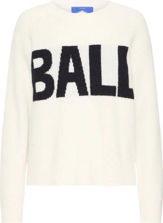Ball Femme, Pulls, Blanc, Taille: 40 FR Maille &agrave; col rond