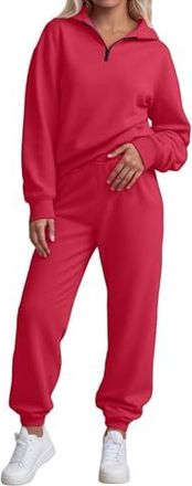 Generic Tailleur Pantalon Femme Chic pour Mariage Grande Taille Grande Tendance Marine Running Fushia Interieur Bohème Identique Blouson Tissu Street Leg Gran