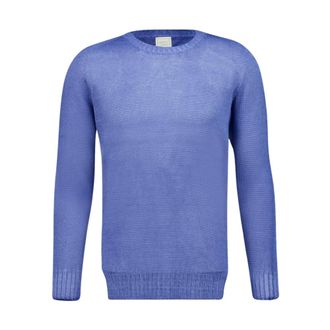 120% Lino Herren, Strickwaren, Blau, LGr&ouml;&szlig;e