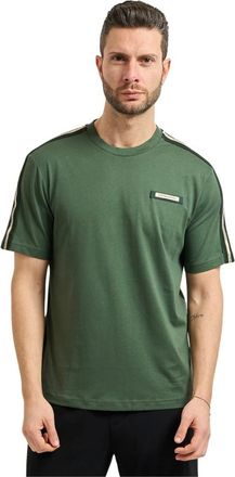 Emporio Armani Homme, Tops, Vert, Taille: 2XL T-shirt ras du cou Logo Series