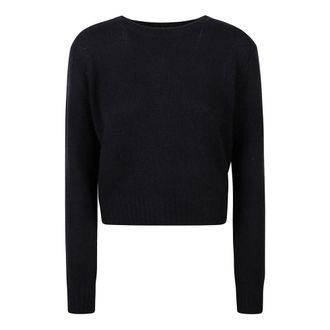Be You Gek&uuml;rzter Pullover mit Rundhalsausschnitt - - Knitwear - Damen - Blau - M