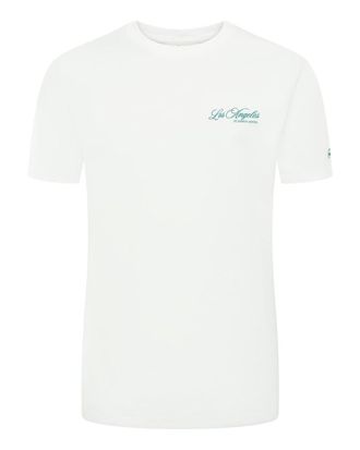 MC2 Saint Barth Softes T-Shirt mit O-Neck und R&uuml;cken-Print in