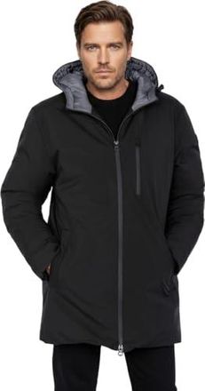 Schott NYC Mixte Fargo2 DOUDOUNE ZIPPEE SOUDEE SCHOTT, Noir, XXL EU