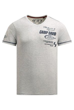 Camp David V-Shirt mit maskulinem V-Ausschnitt