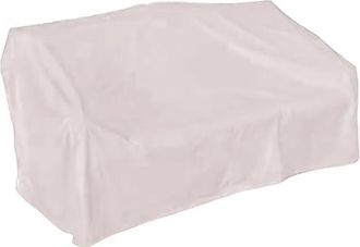 Generic Housse de canapé de jardin 210D Oxford imperméable à la poussière avec protection solaire facile à nettoyer Beige 215 x 109 x 101 cm