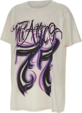 The Attico Femme, Tops, Blanc, Taille: 38 FR The Attico T-shirts et Polos Blanc